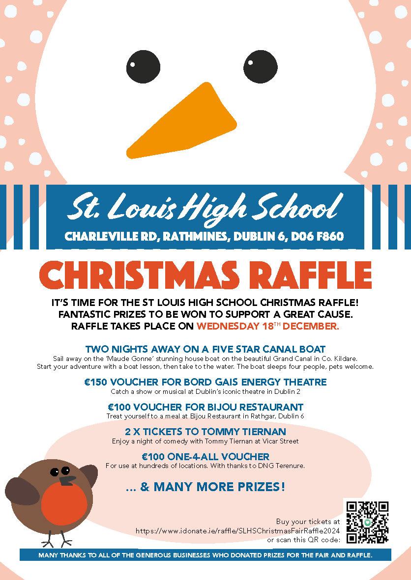 Announcing - SLHS Christmas Raffle - great prizes - please support - ST ...